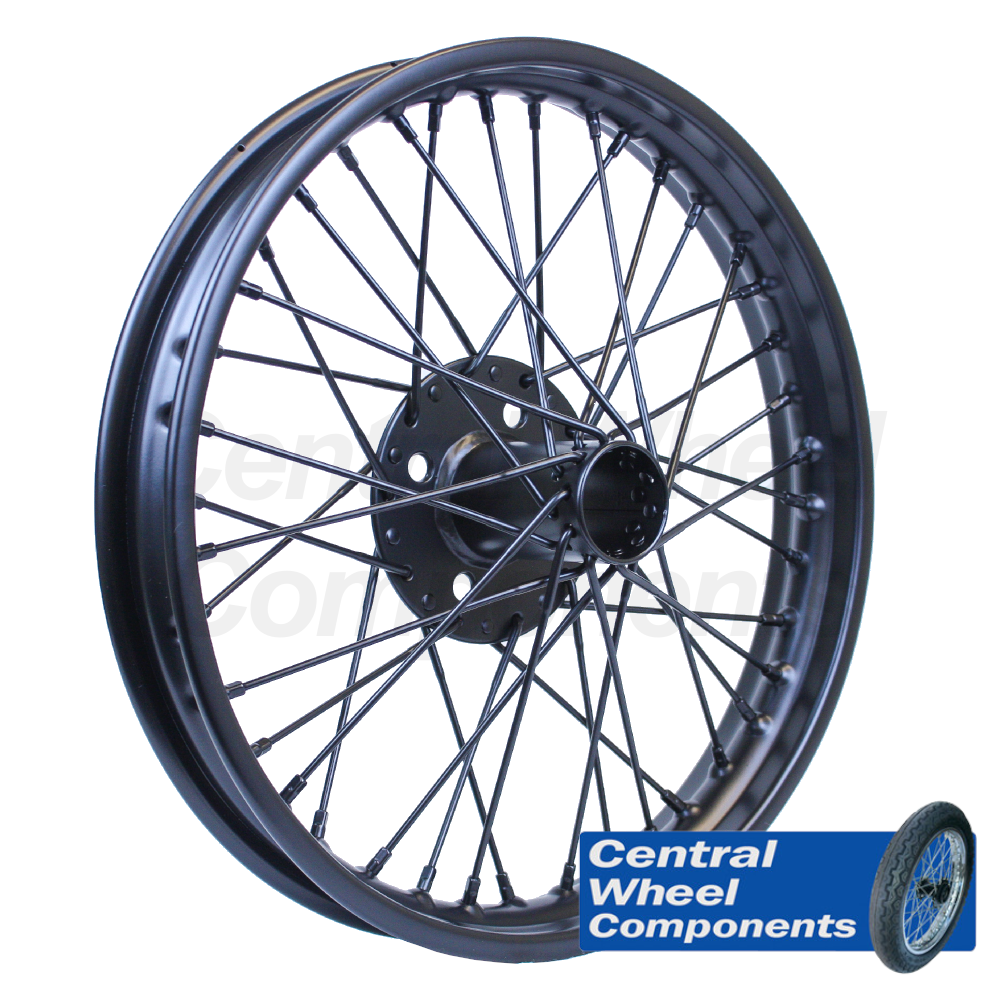 Complete Spoke Wheel - Standard Colours - Blasting & Powdercoating ...